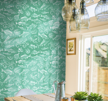 Ekskluzivne lepe ozadje za ribe - TenStickers